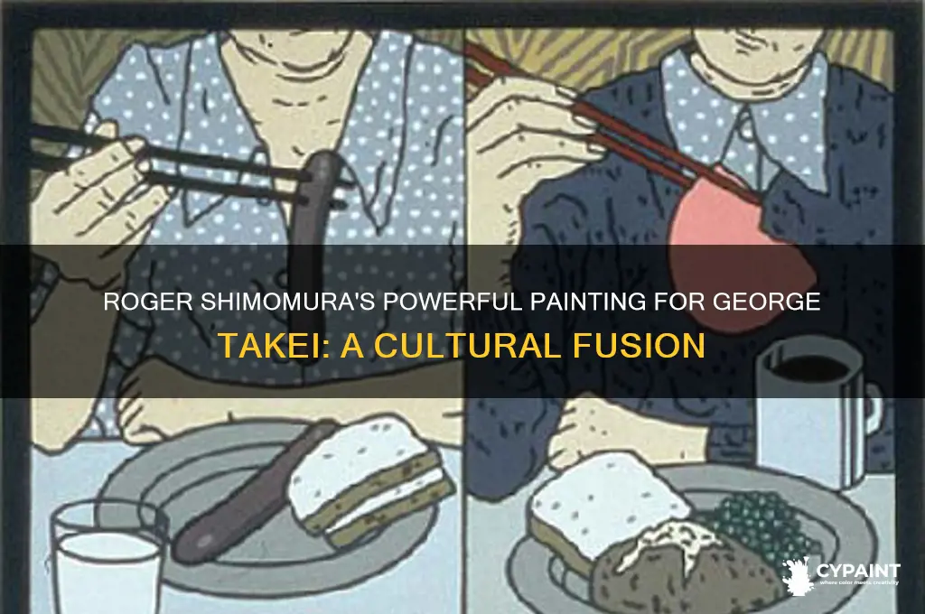 Roger Shimomura's Powerful Painting For George Takei: A Cultural Fusion ...