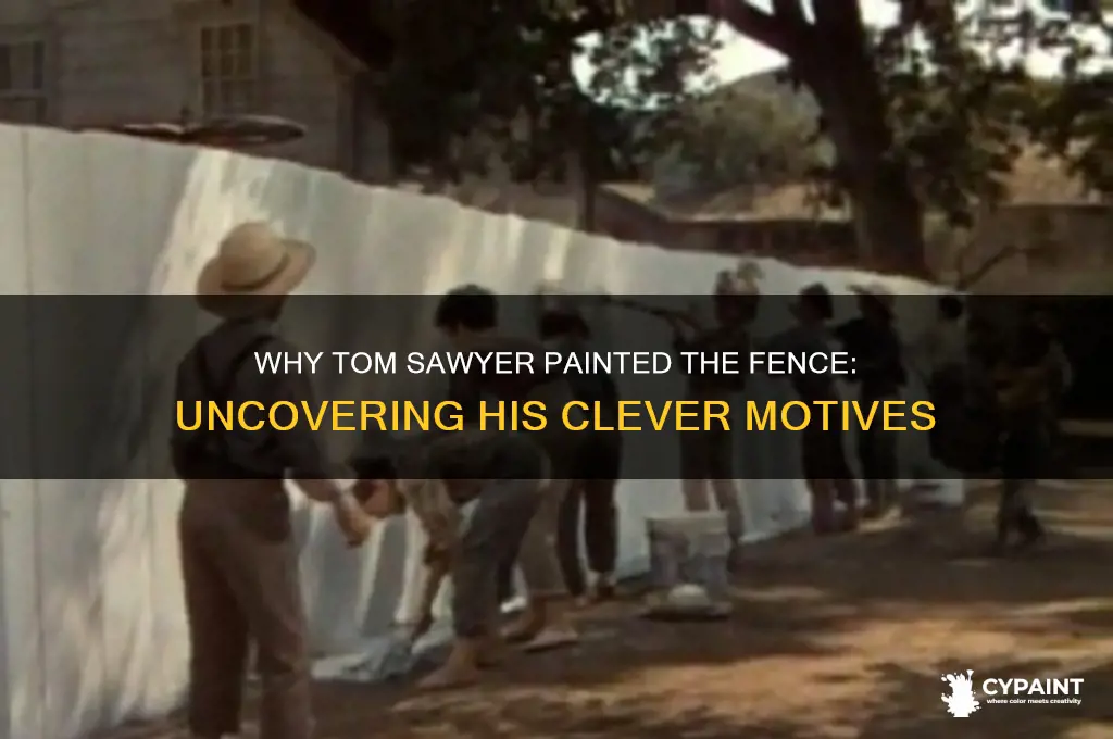 Why Tom Sawyer Painted The Fence: Uncovering His Clever Motives | CyPaint