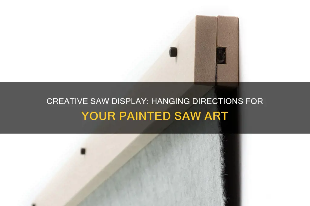 Creative Saw Display: Hanging Directions For Your Painted Saw Art | CyPaint