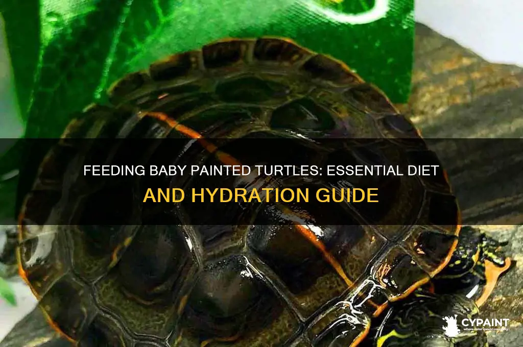 Feeding Baby Painted Turtles: Essential Diet And Hydration Guide | CyPaint