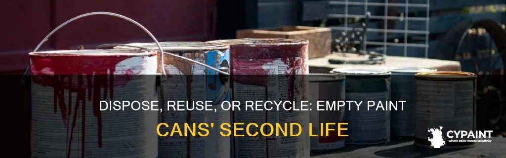 Dispose, Reuse, Or Recycle: Empty Paint Cans' Second Life | CyPaint