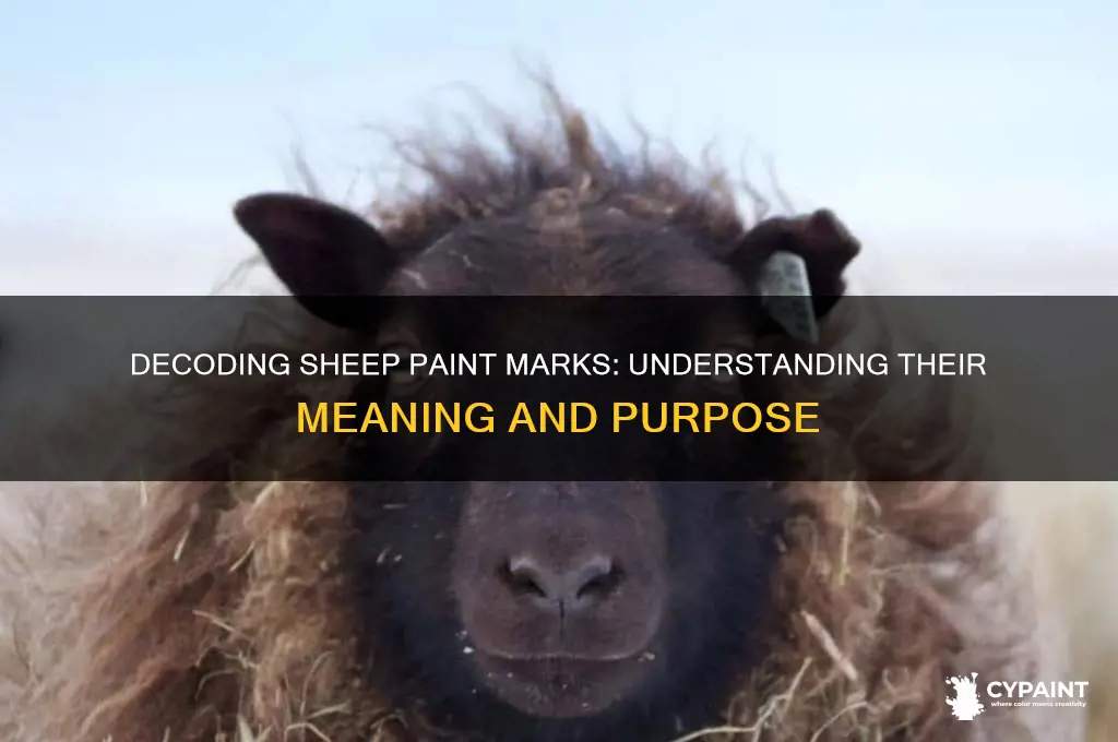 Decoding Sheep Paint Marks: Understanding Their Meaning And Purpose ...