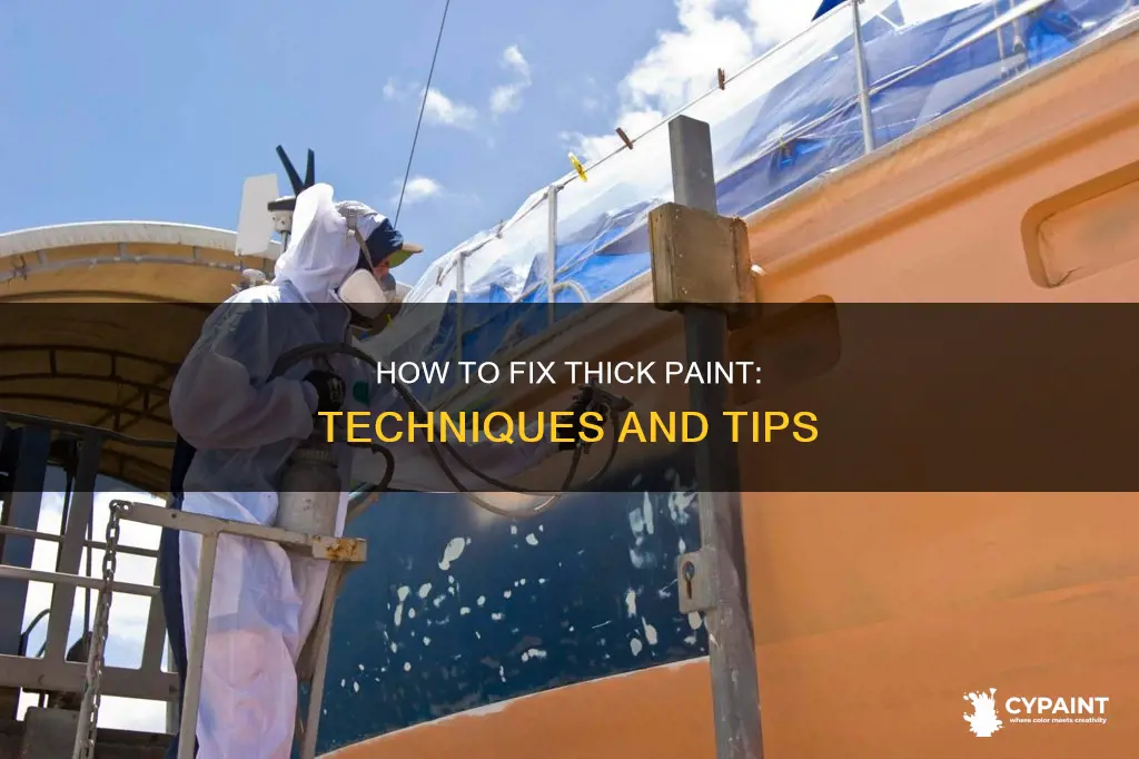 How To Fix Thick Paint: Techniques And Tips | CyPaint