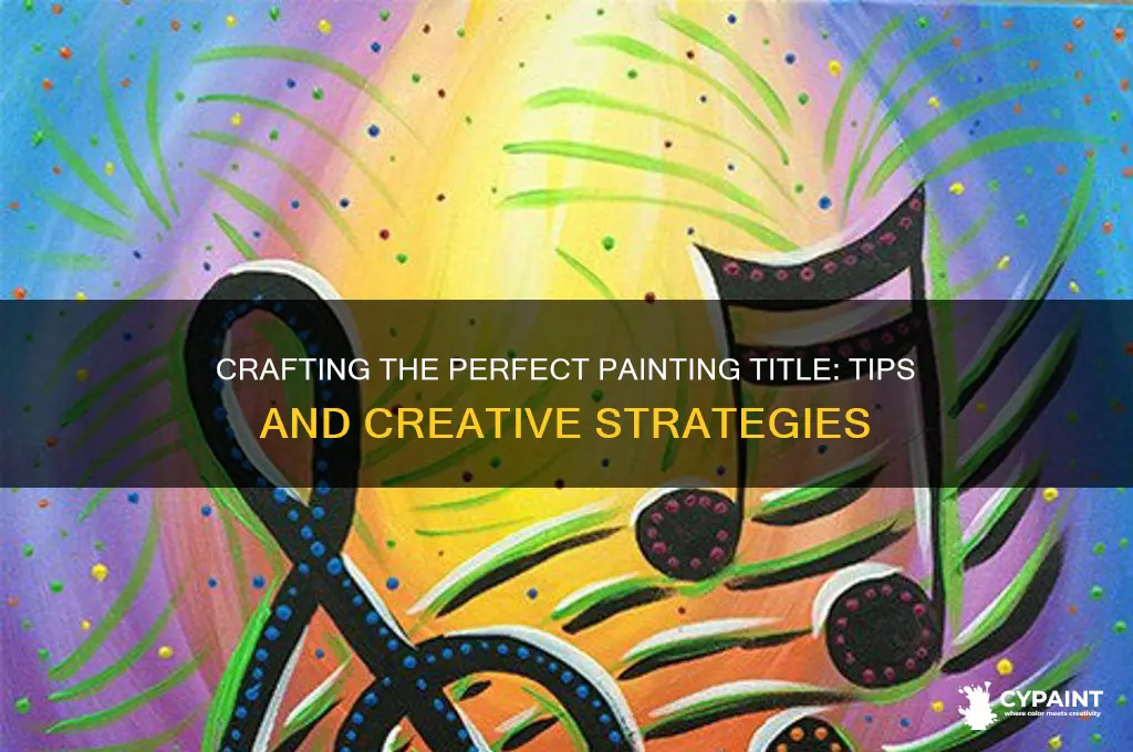 Crafting The Perfect Painting Title: Tips And Creative Strategies | CyPaint