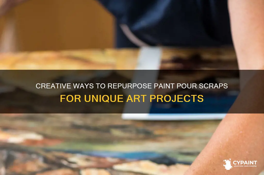 Creative Ways To Repurpose Paint Pour Scraps For Unique Art Projects ...