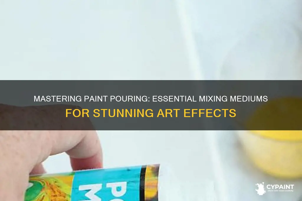 Mastering Paint Pouring: Essential Mixing Mediums For Stunning Art ...