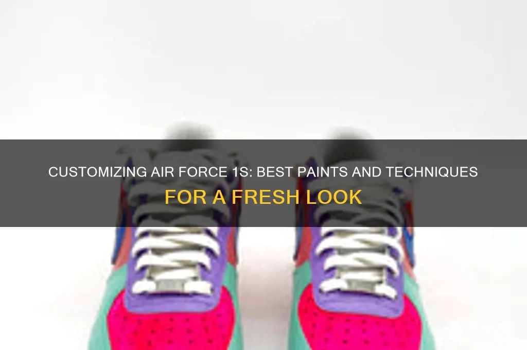 Customizing Air Force 1S: Best Paints And Techniques For A Fresh Look ...