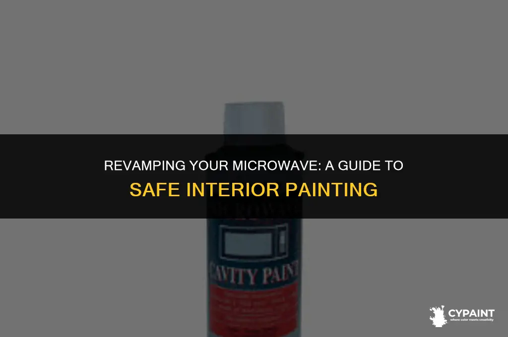 Revamping Your Microwave: A Guide To Safe Interior Painting | CyPaint