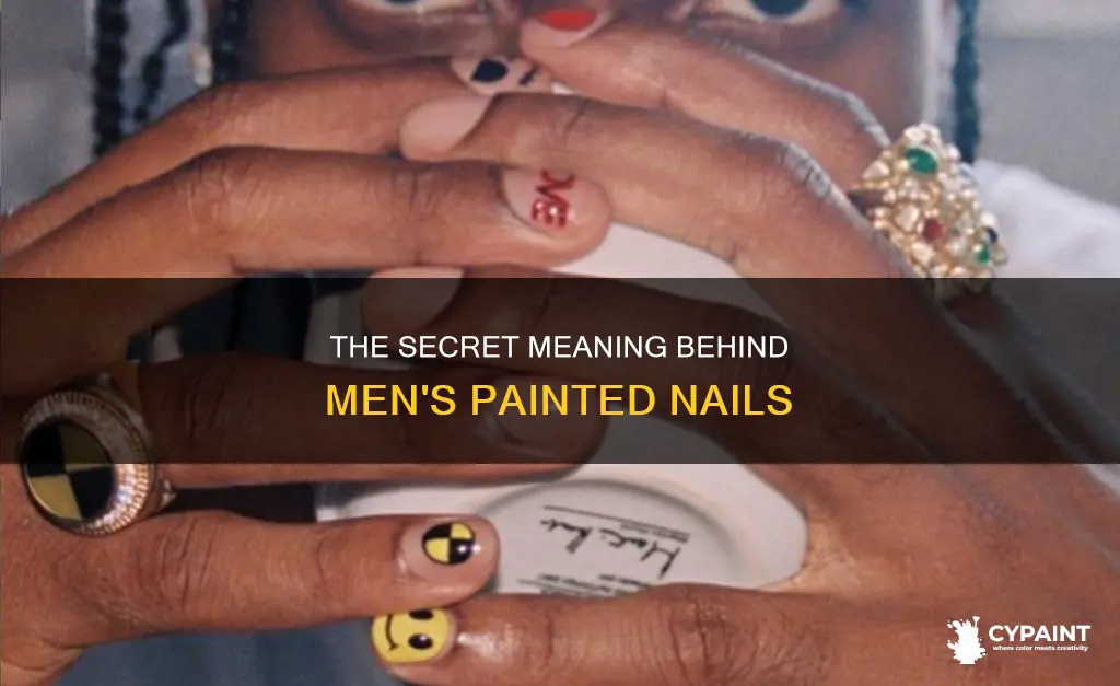 The Secret Meaning Behind Men's Painted Nails | CyPaint