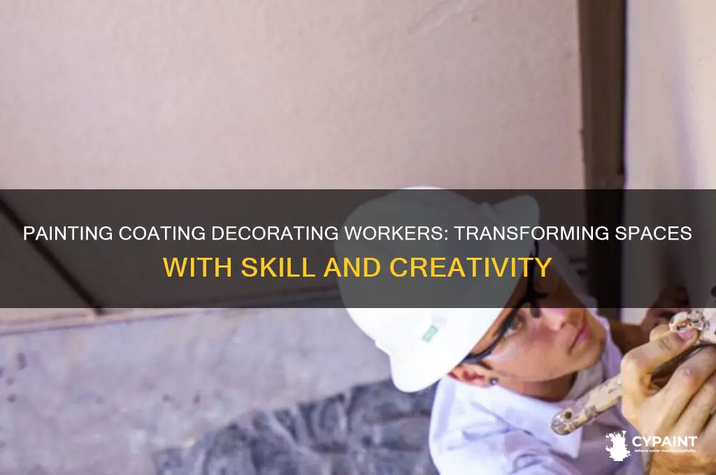 Painting Coating Decorating Workers: Transforming Spaces With Skill And ...