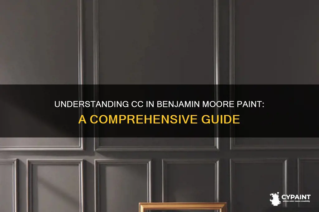 Understanding Cc In Benjamin Moore Paint: A Comprehensive Guide | CyPaint
