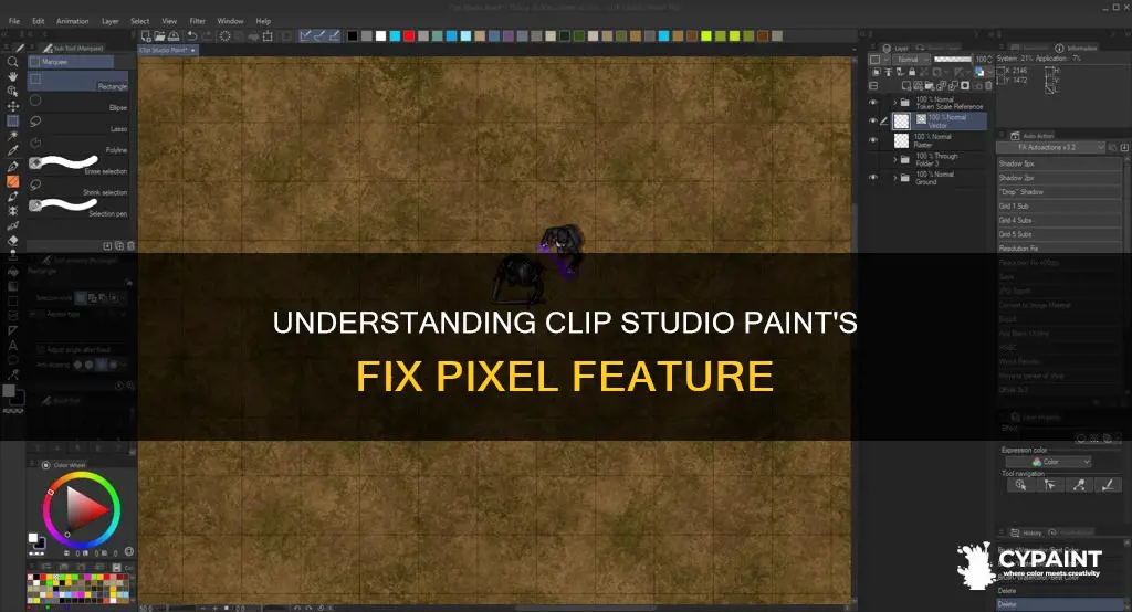 Understanding Clip Studio Paint's Fix Pixel Feature | CyPaint