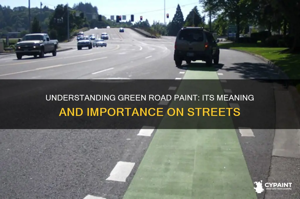 Understanding Green Road Paint: Its Meaning And Importance On Streets ...
