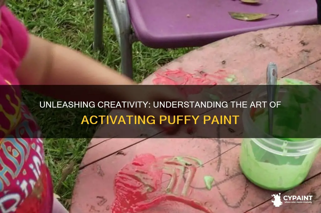Unleashing Creativity: Understanding The Art Of Activating Puffy Paint ...