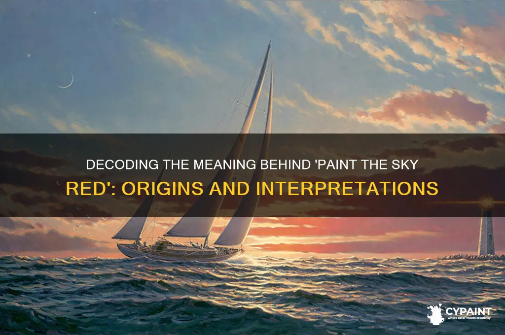 Decoding The Meaning Behind 'Paint The Sky Red': Origins And ...