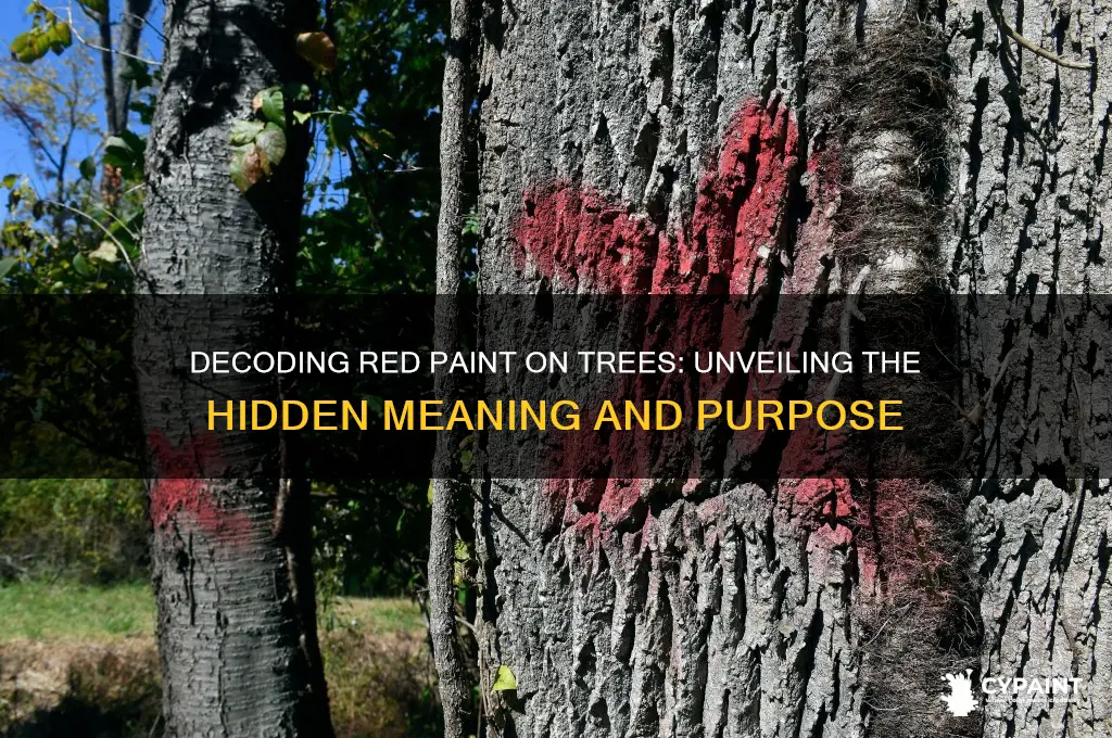 Decoding Red Paint On Trees: Unveiling The Hidden Meaning And Purpose ...