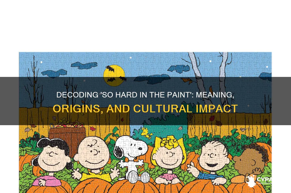 Decoding 'So Hard In The Paint': Meaning, Origins, And Cultural Impact ...