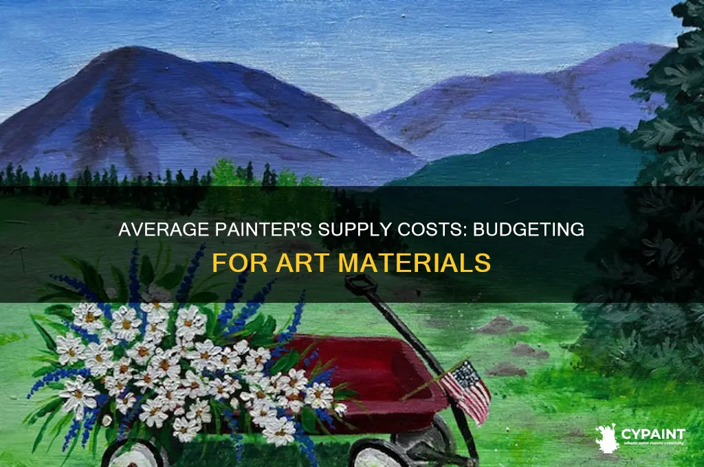 Average Painter's Supply Costs: Budgeting For Art Materials | CyPaint