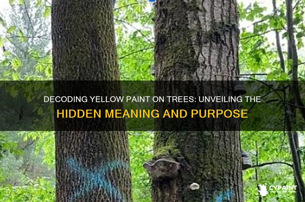 Decoding Yellow Paint On Trees: Unveiling The Hidden Meaning And ...