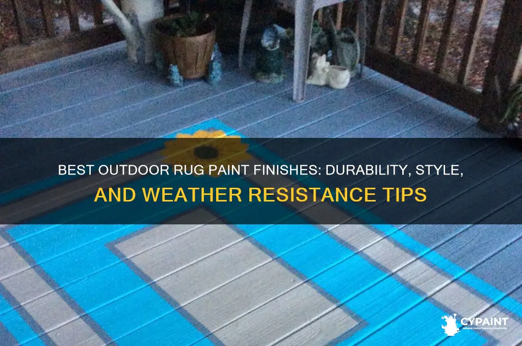 Best Outdoor Rug Paint Finishes: Durability, Style, And Weather ...