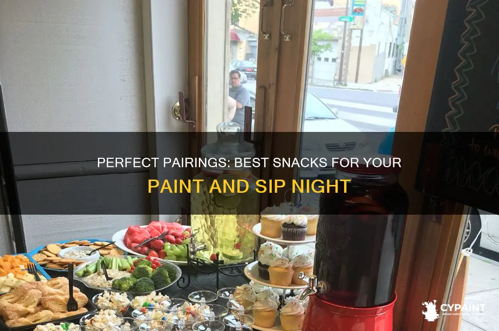 Perfect Pairings: Best Snacks For Your Paint And Sip Night | CyPaint