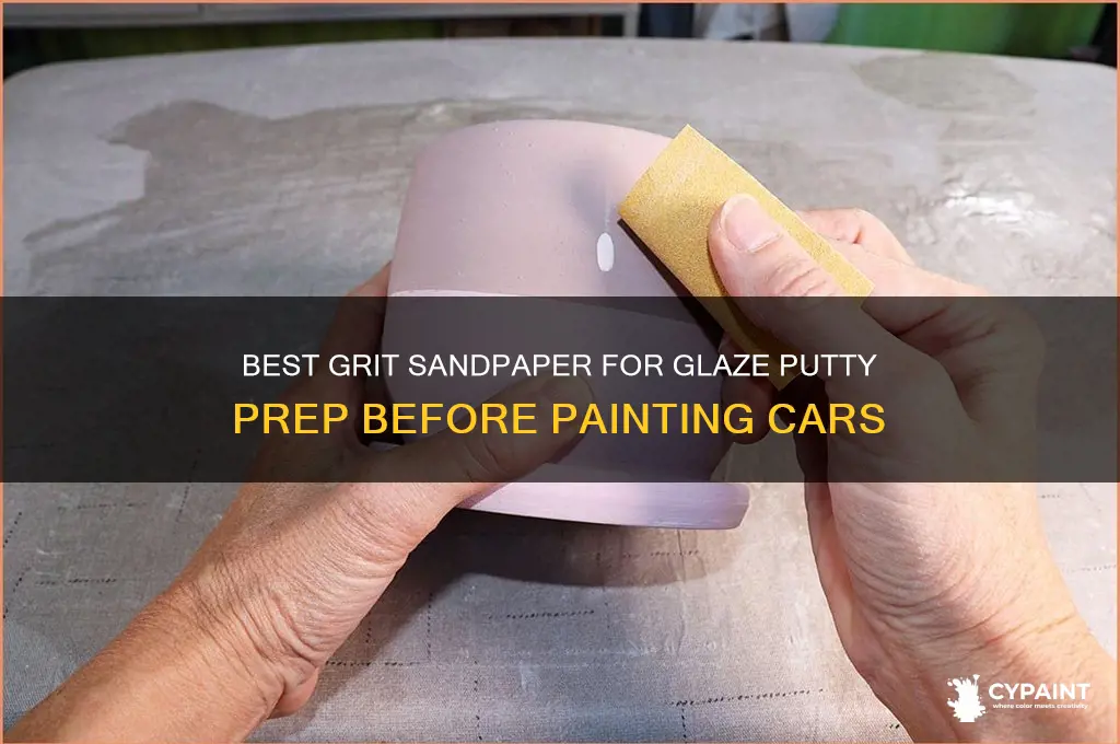 Best Grit Sandpaper For Glaze Putty Prep Before Painting Cars | CyPaint