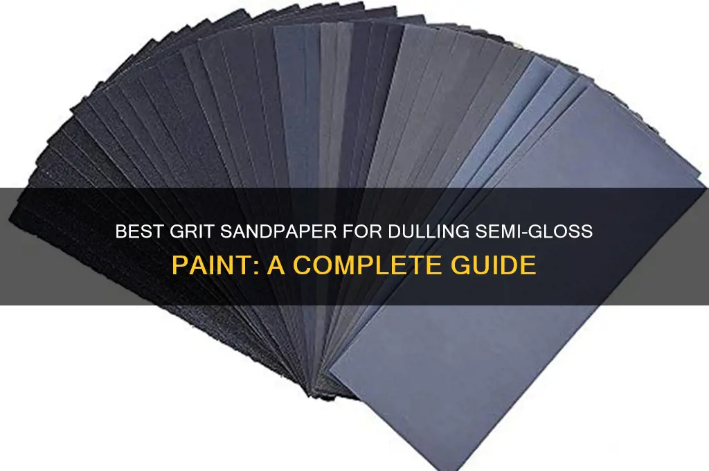 Best Grit Sandpaper For Dulling Semi-Gloss Paint: A Complete Guide ...
