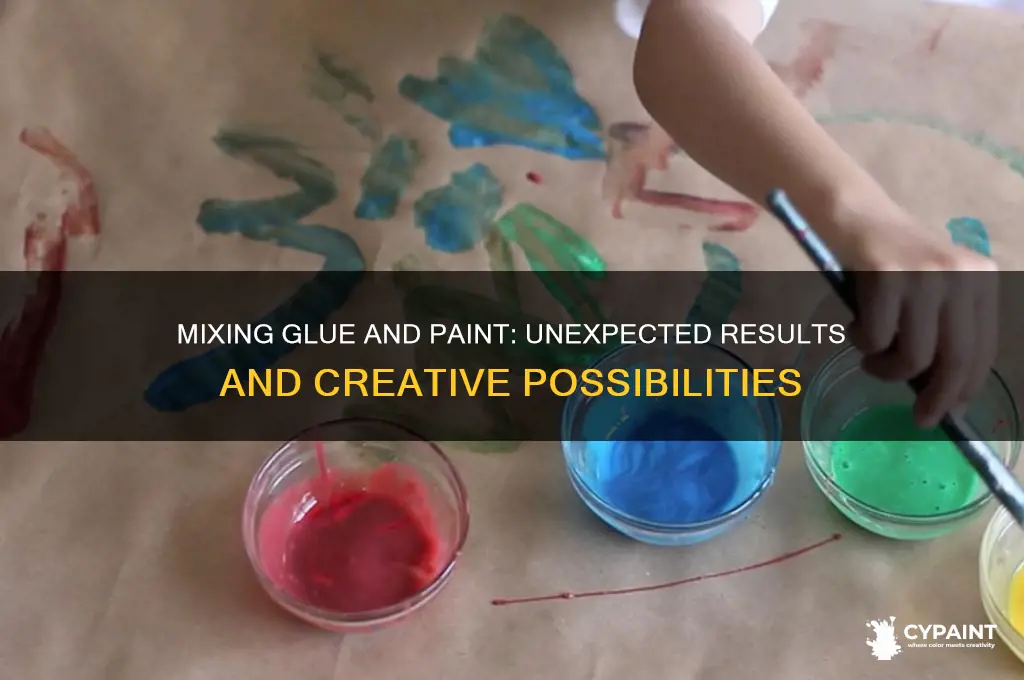 Mixing Glue And Paint: Unexpected Results And Creative Possibilities ...