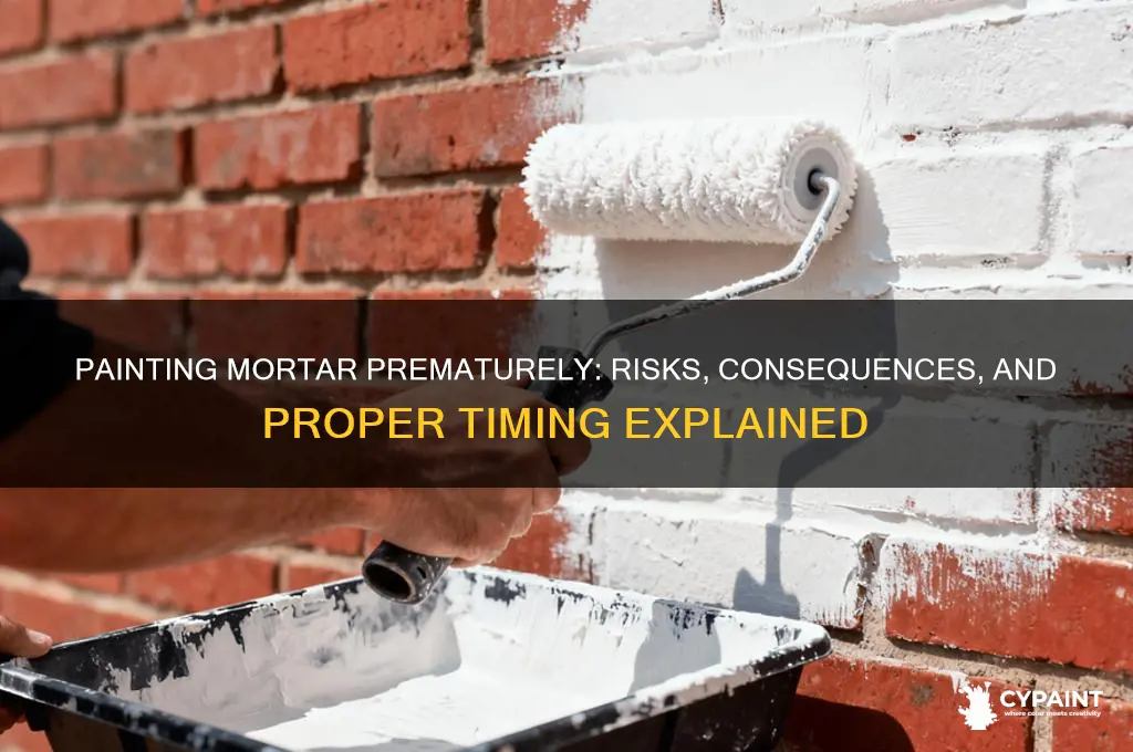 Painting Mortar Prematurely: Risks, Consequences, And Proper Timing ...