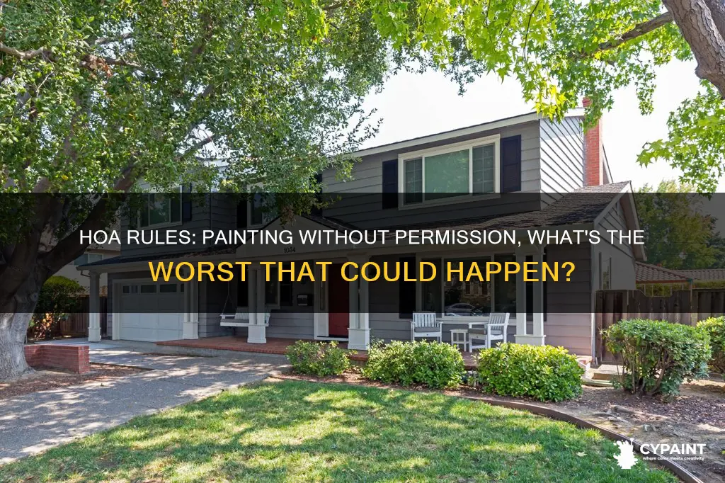 Hoa Rules: Painting Without Permission, What's The Worst That Could ...