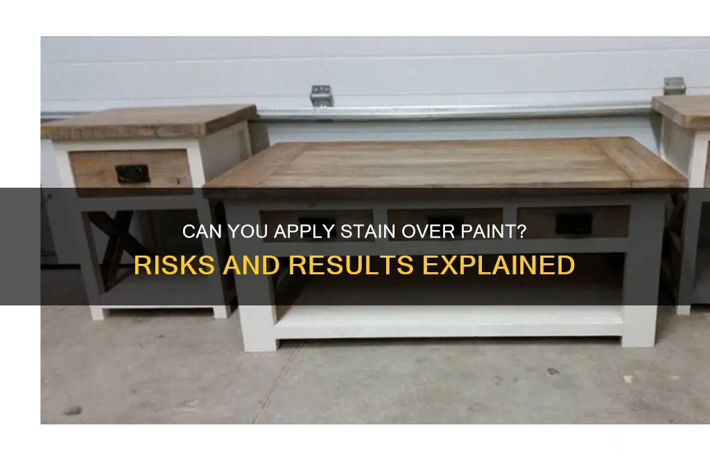 Can You Apply Stain Over Paint? Risks And Results Explained | CyPaint