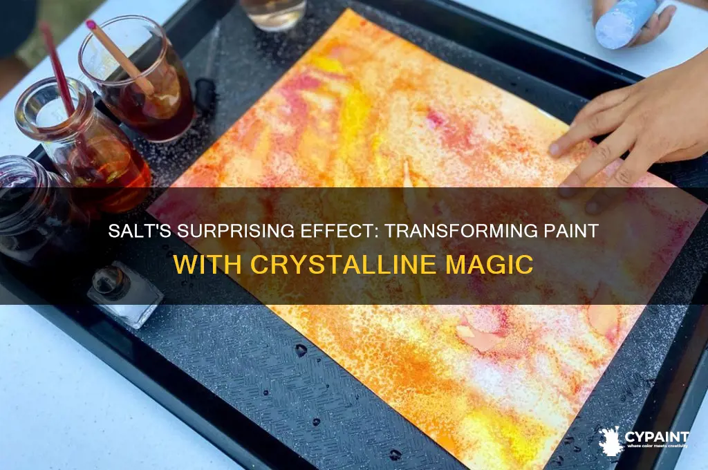Salt's Surprising Effect: Transforming Paint With Crystalline Magic ...