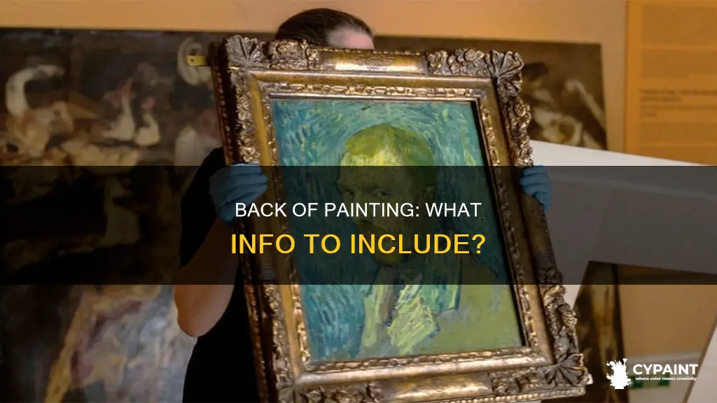 Back Of Painting: What Info To Include? | CyPaint