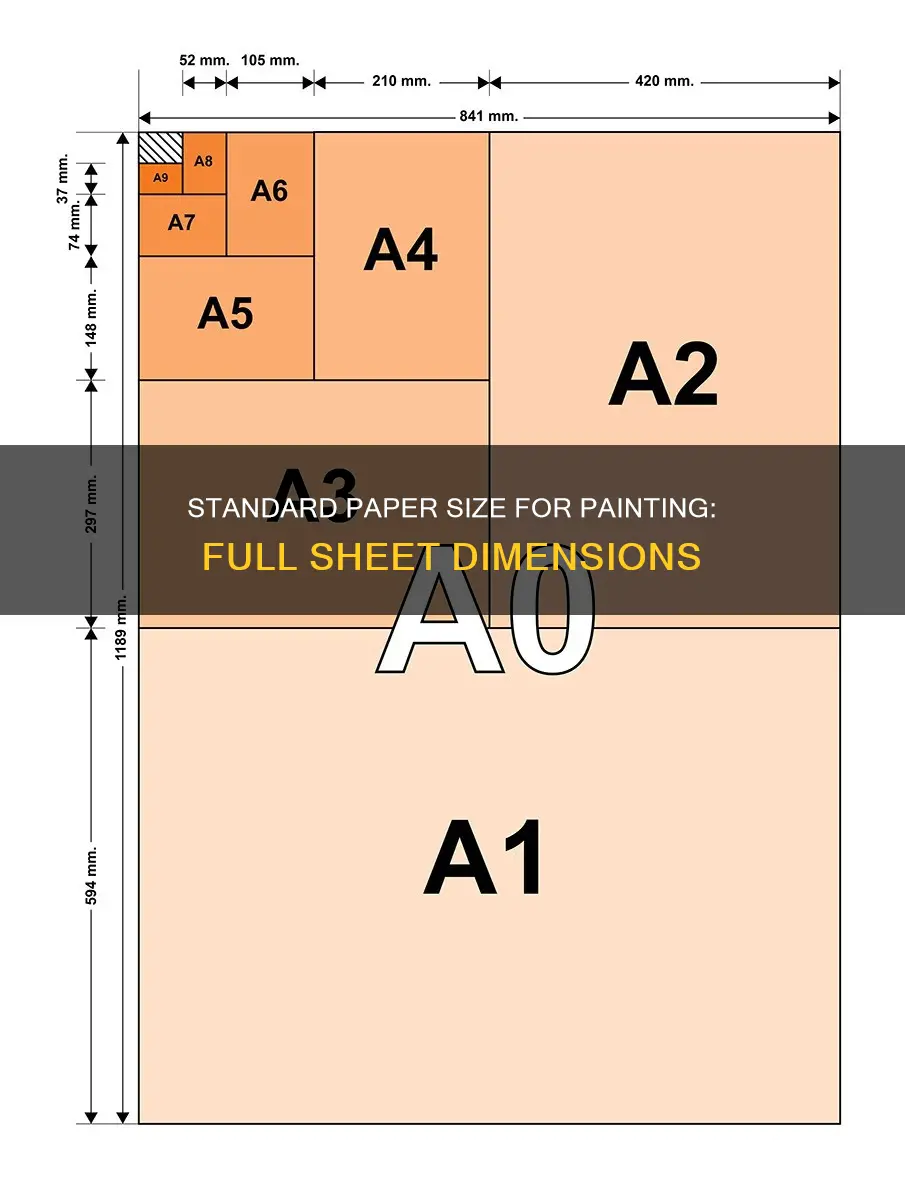 Standard Paper Size For Painting: Full Sheet Dimensions | CyPaint