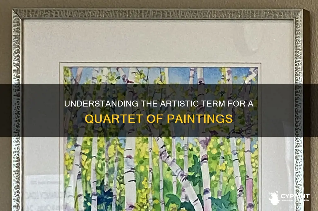Understanding The Artistic Term For A Quartet Of Paintings | CyPaint