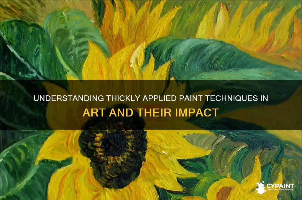 Understanding Thickly Applied Paint Techniques In Art And Their Impact ...
