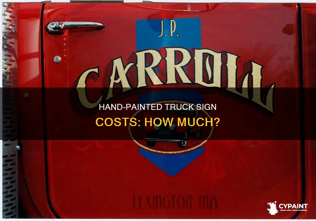 Hand-Painted Truck Sign Costs: How Much? | CyPaint