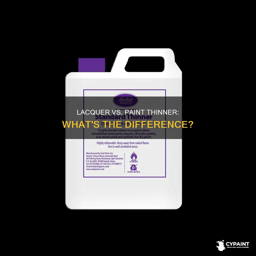 Lacquer Vs. Paint Thinner: What's The Difference? | CyPaint