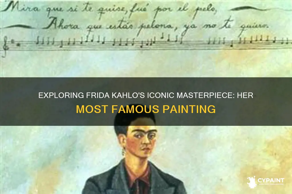 Exploring Frida Kahlo's Iconic Masterpiece: Her Most Famous Painting ...