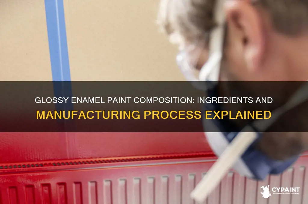 Glossy Enamel Paint Composition: Ingredients And Manufacturing Process ...
