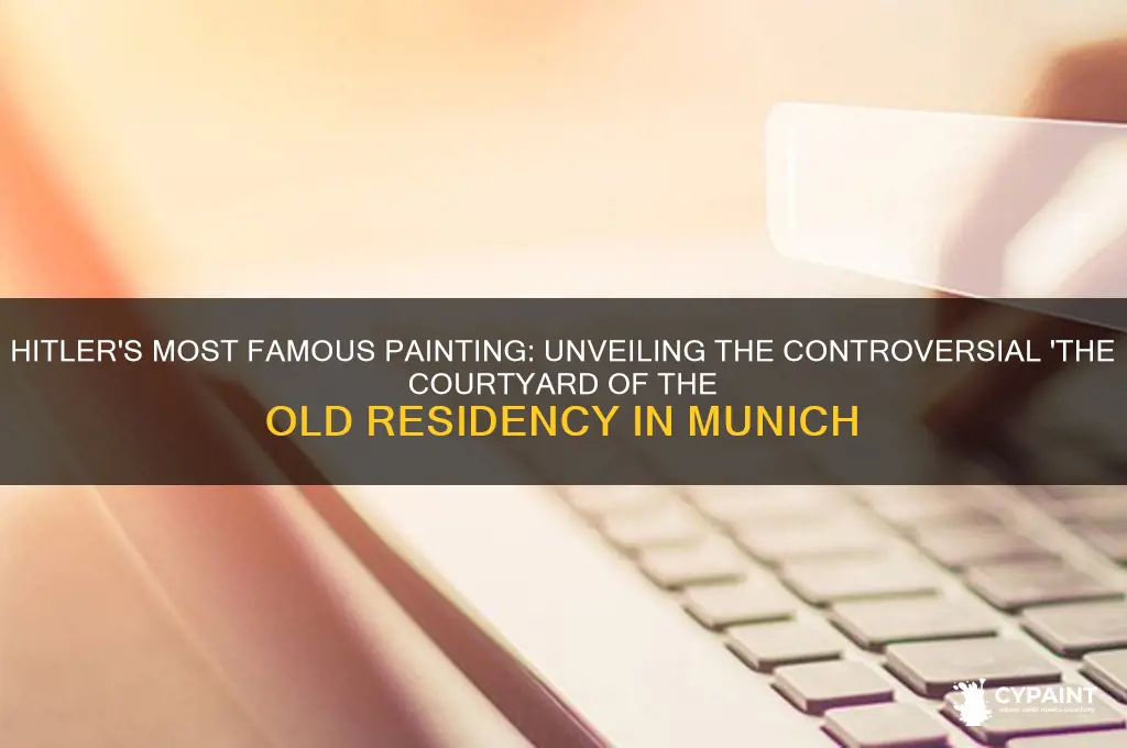 Hitler's Most Famous Painting: Unveiling The Controversial 'The ...