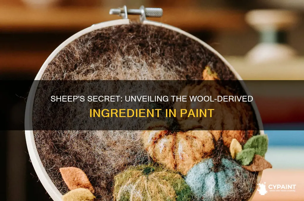 Sheep's Secret: Unveiling The Wool-Derived Ingredient In Paint | CyPaint