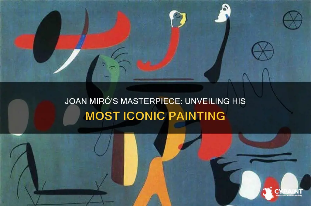 Joan Miró's Masterpiece: Unveiling His Most Iconic Painting | CyPaint