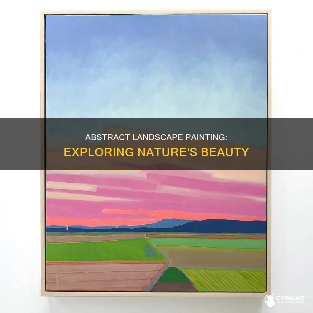 Abstract Landscape Painting: Exploring Nature's Beauty | CyPaint