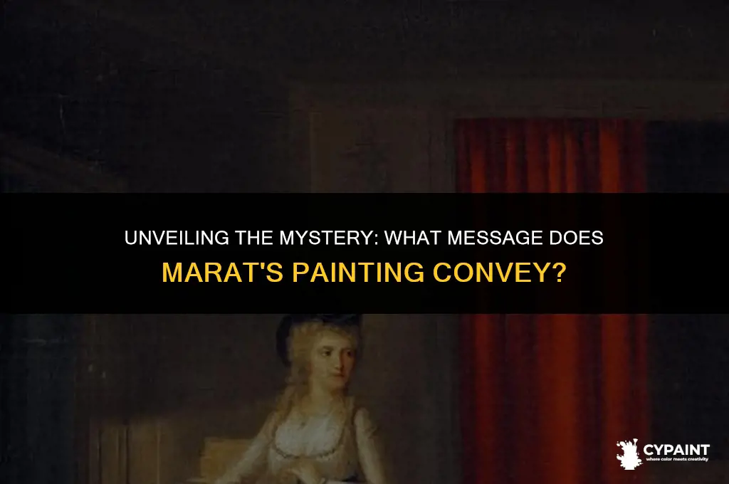 Unveiling The Mystery: What Message Does Marat's Painting Convey? | CyPaint
