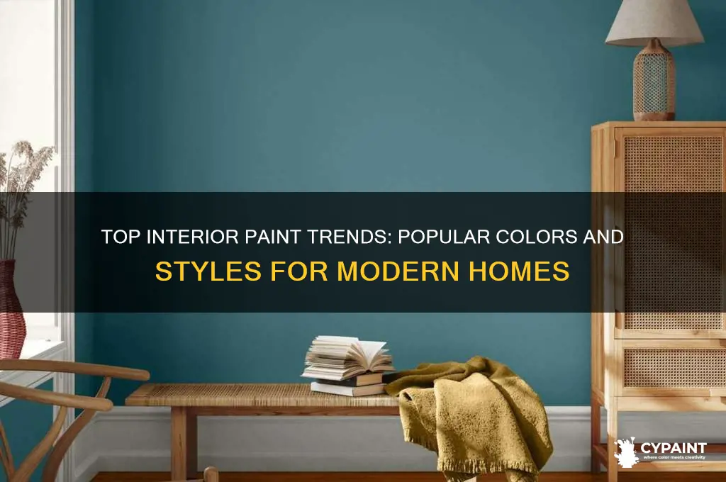 Top Interior Paint Trends: Popular Colors And Styles For Modern Homes ...