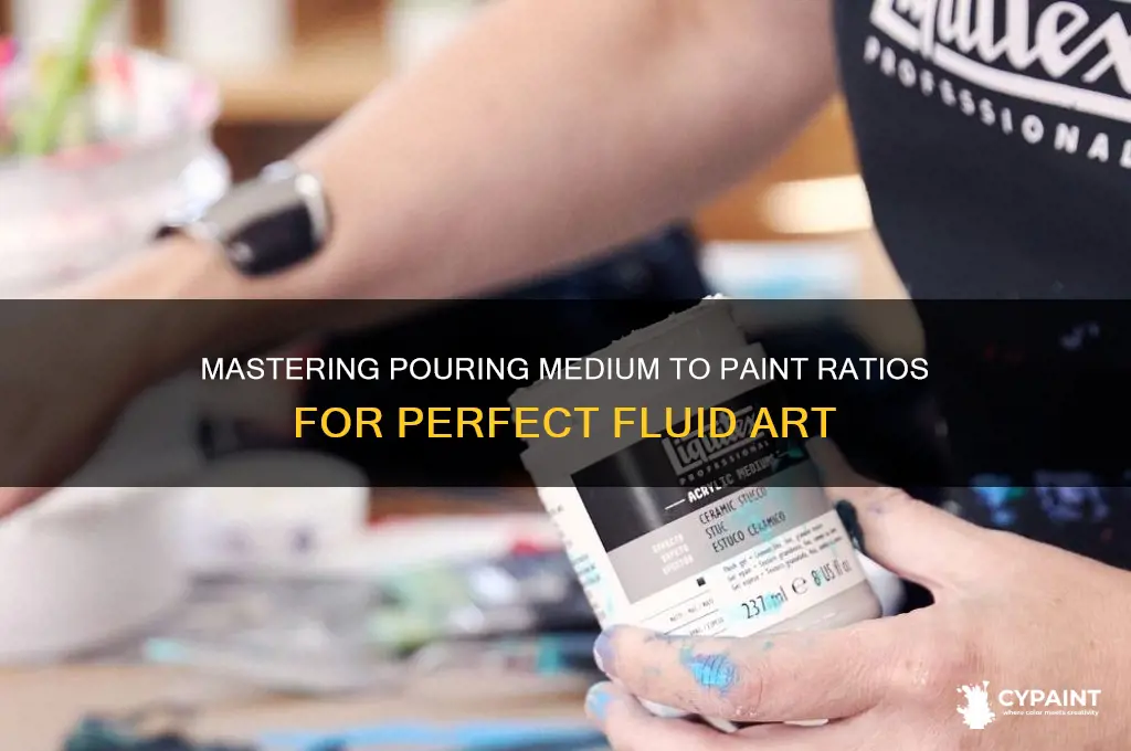 Mastering Pouring Medium To Paint Ratios For Perfect Fluid Art | CyPaint