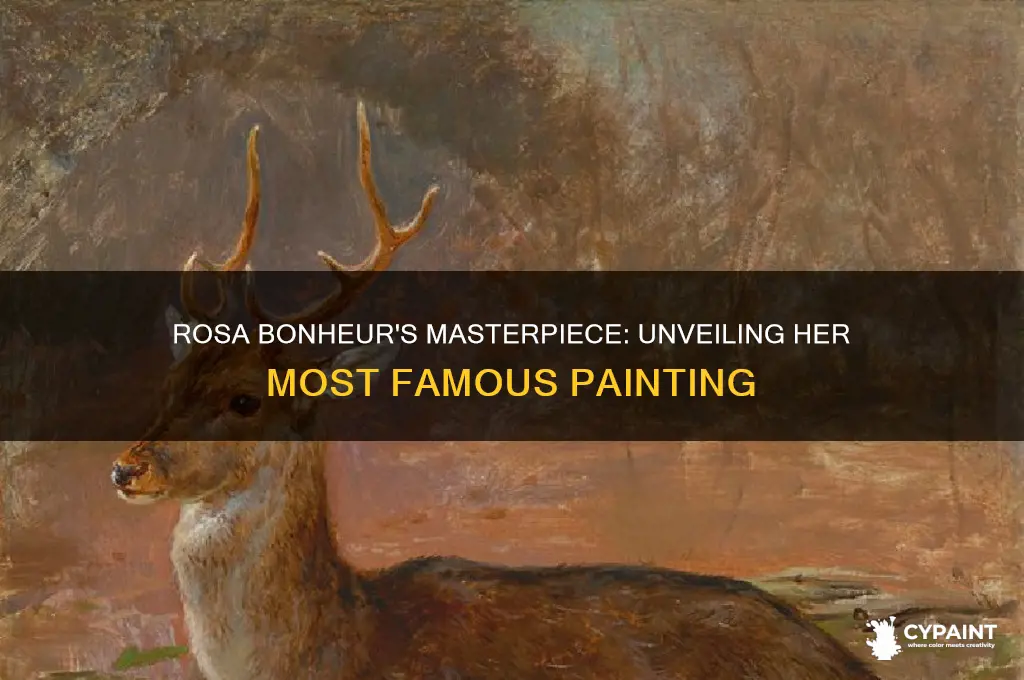 Rosa Bonheur's Masterpiece: Unveiling Her Most Famous Painting | CyPaint
