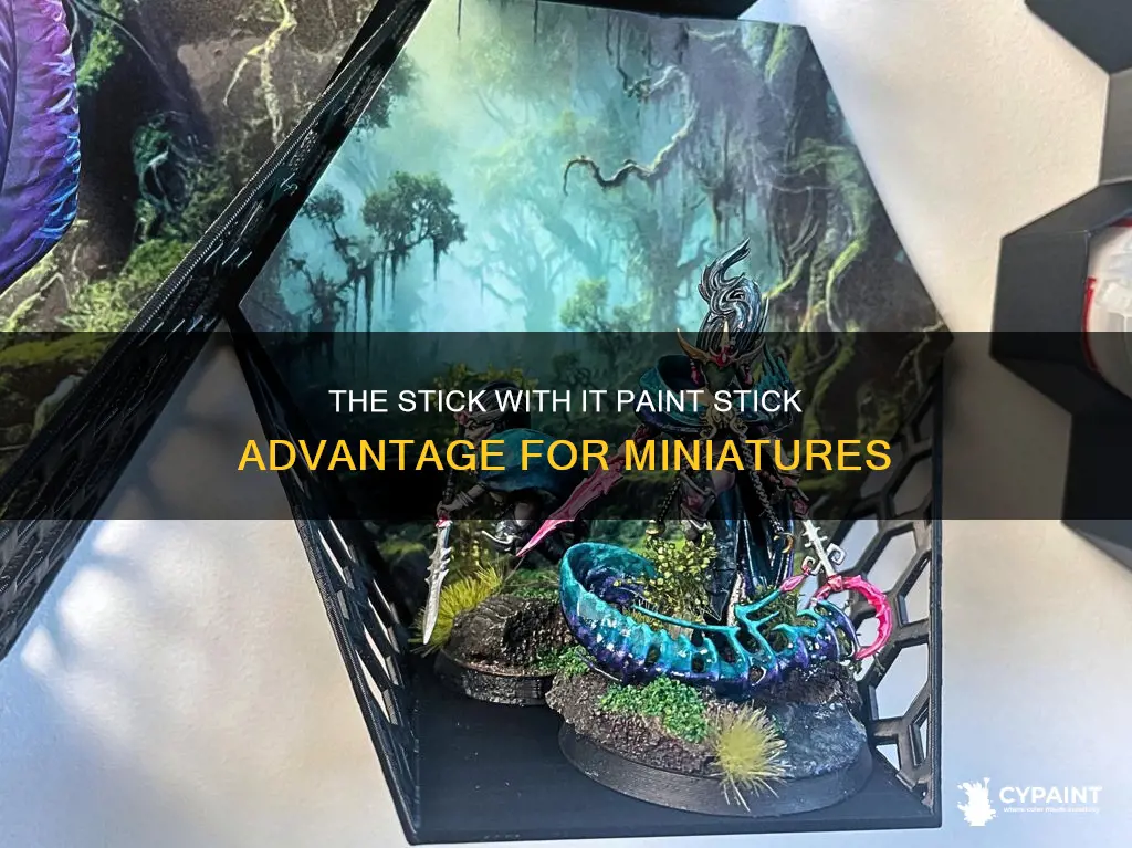 The Stick With It Paint Stick Advantage For Miniatures | CyPaint