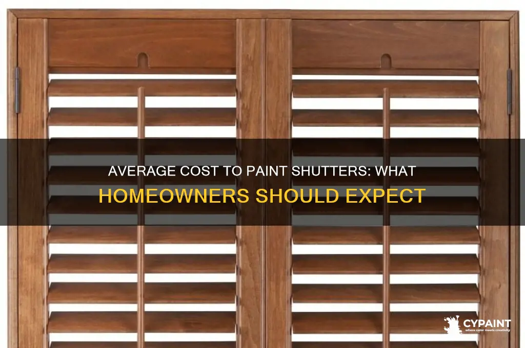 Average Cost To Paint Shutters: What Homeowners Should Expect | CyPaint